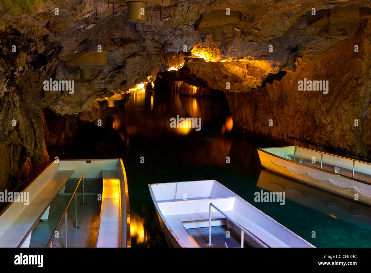 Saint Léonard, Lac souterrain, Switzerland, Valais, cave, lake, cave ...