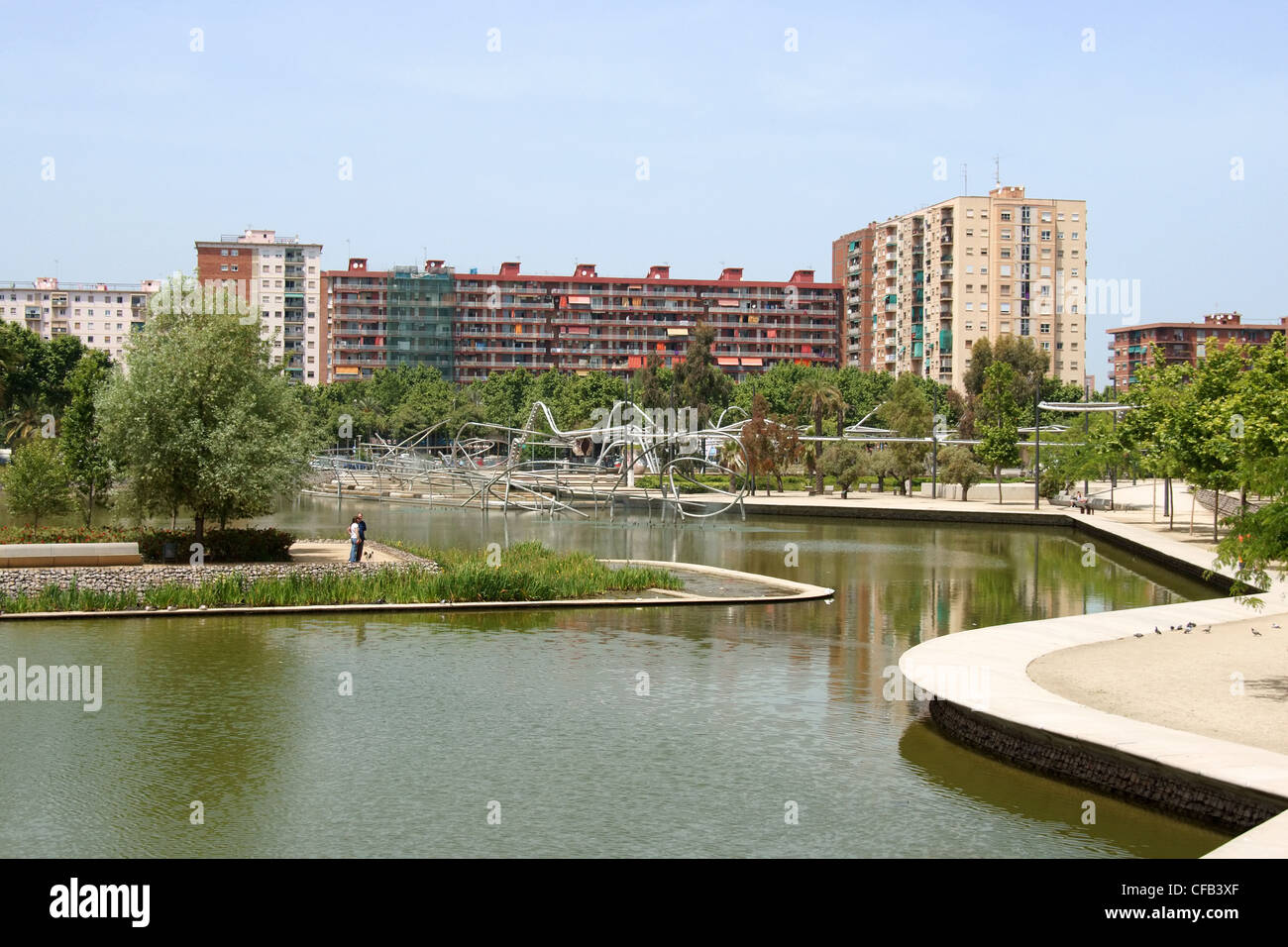 Parc de Diagonal Mar, Barcelona Stock Photo - Alamy