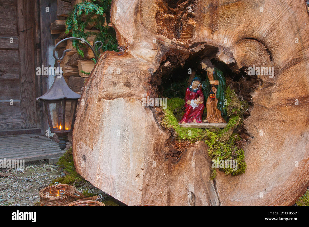 Europe, Germany, Bavaria, Upper Bavaria, Christmas, infant Jesus ...