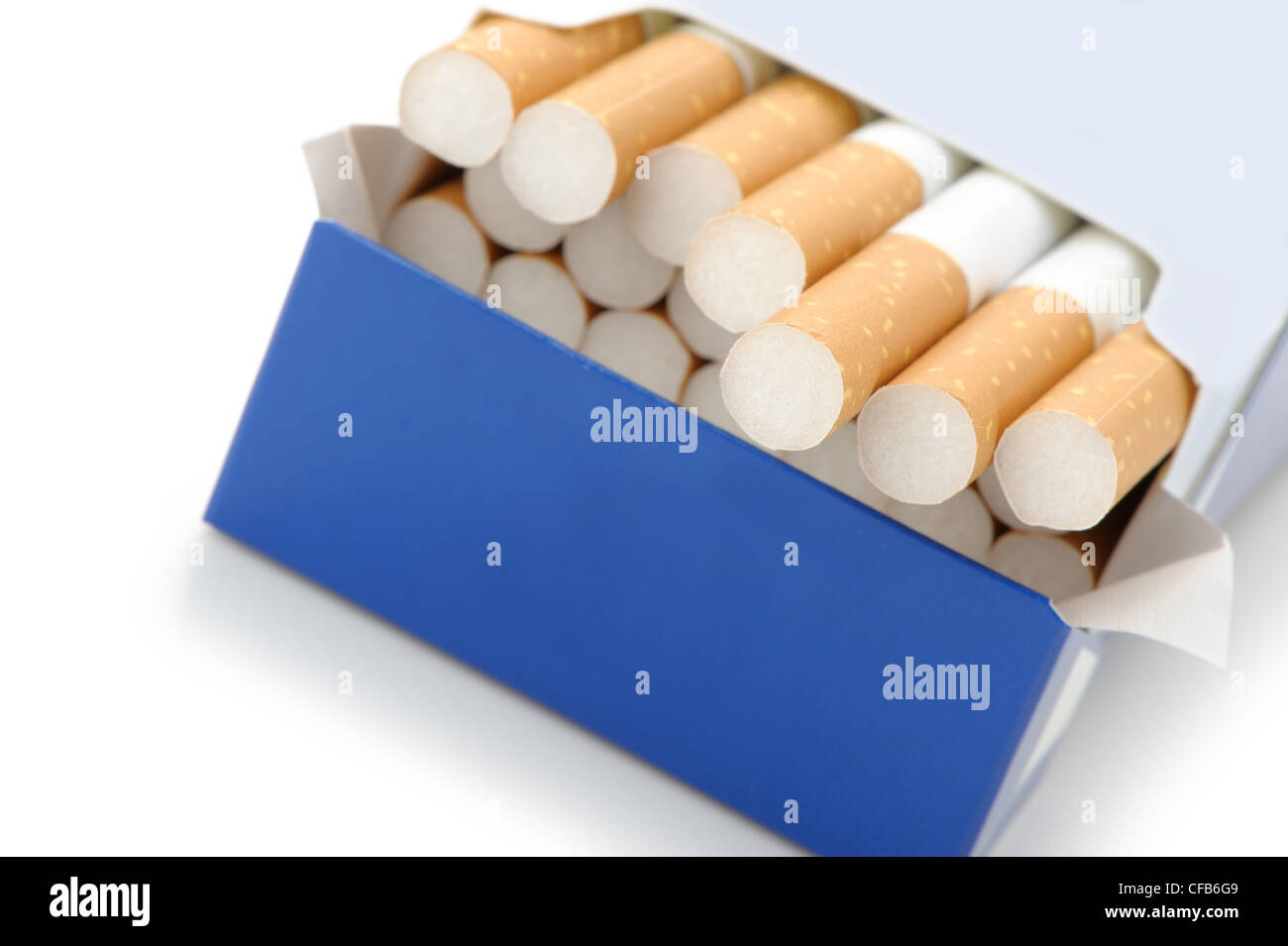 Blue cigarettes packet hi-res stock photography and images - Alamy