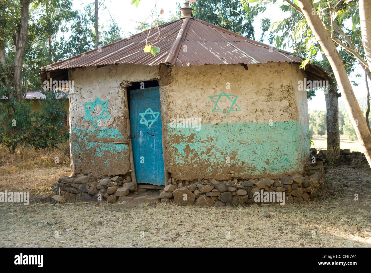 Wolleka the Falasha village just outside Gonder, Ethiopia.Most of the ...