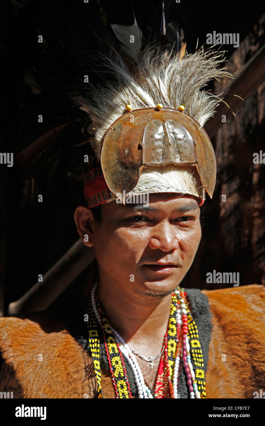 Iban man in traditional costume hi-res stock photography and images - Alamy