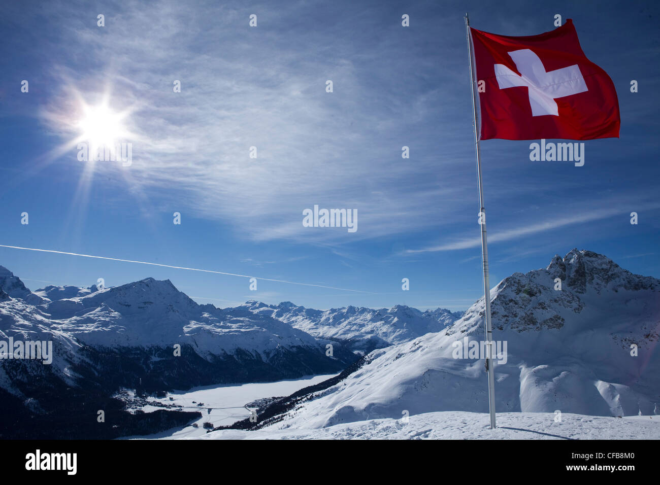 Grisons canton flag hi-res stock photography and images - Alamy