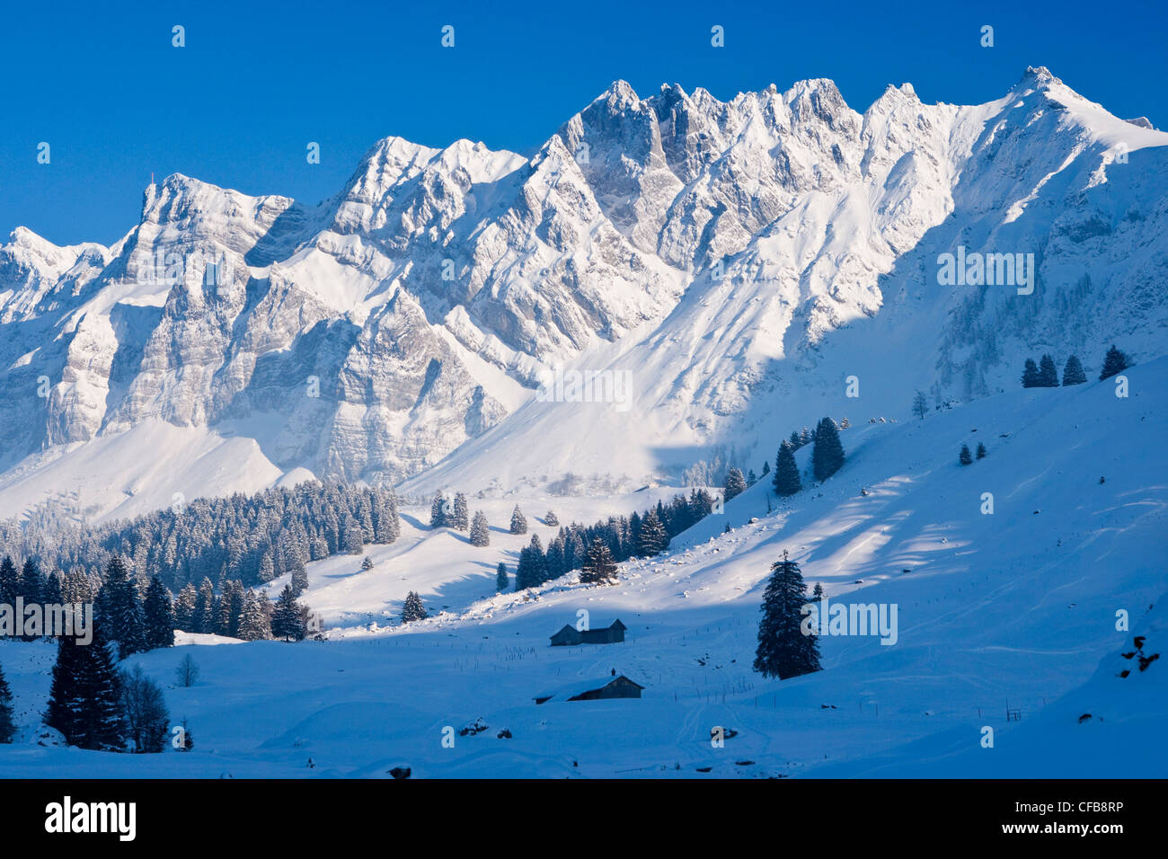 Winter, snow, mountain, mountains, Appenzell, Appenzell Innerroden ...