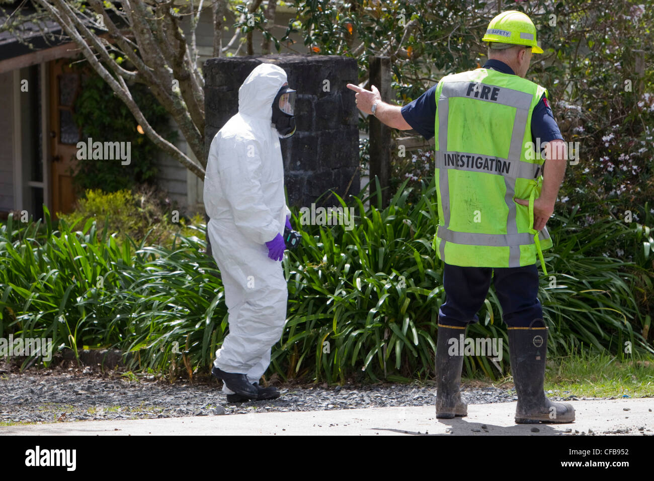Auckland scene of a fire hi-res stock photography and images - Alamy