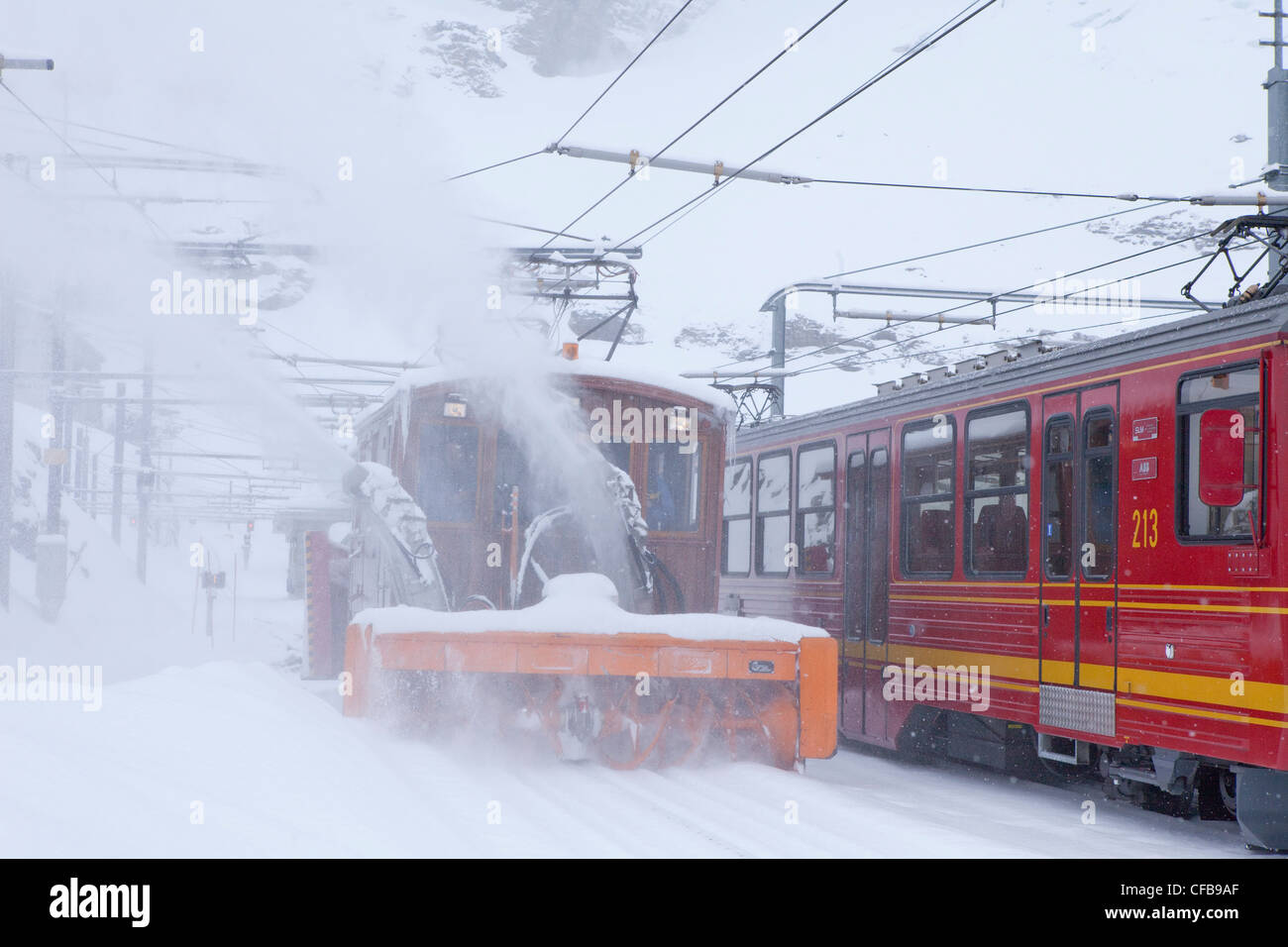 Snow blower train hi-res stock photography and images - Alamy