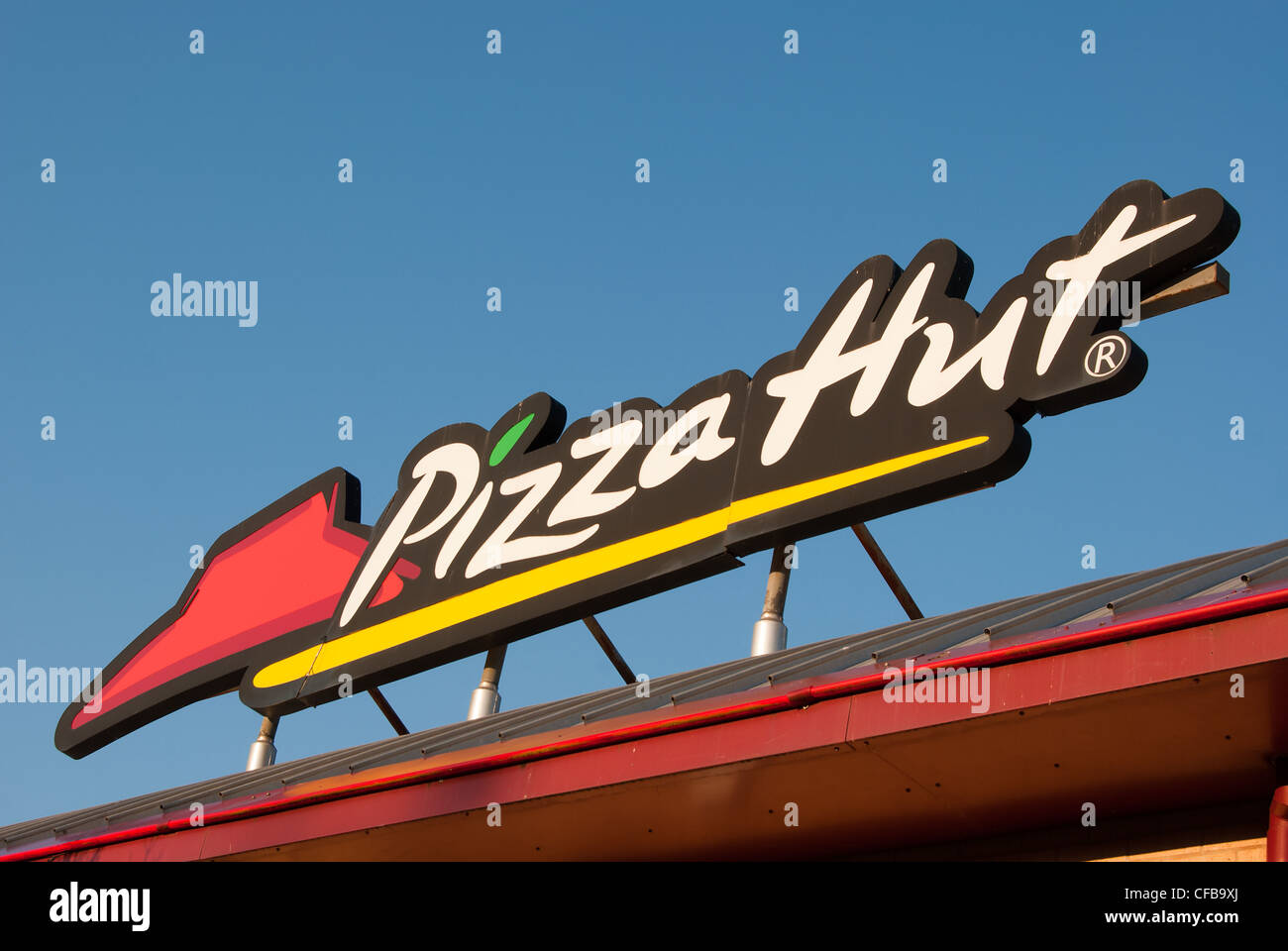 Pizza hut sign hi-res stock photography and images - Alamy
