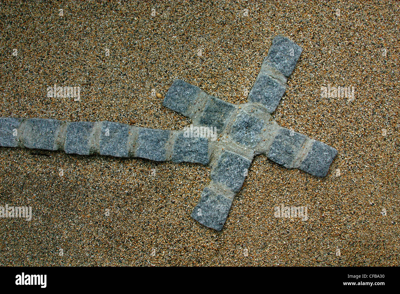 Detail of street texture in car park Stock Photo - Alamy