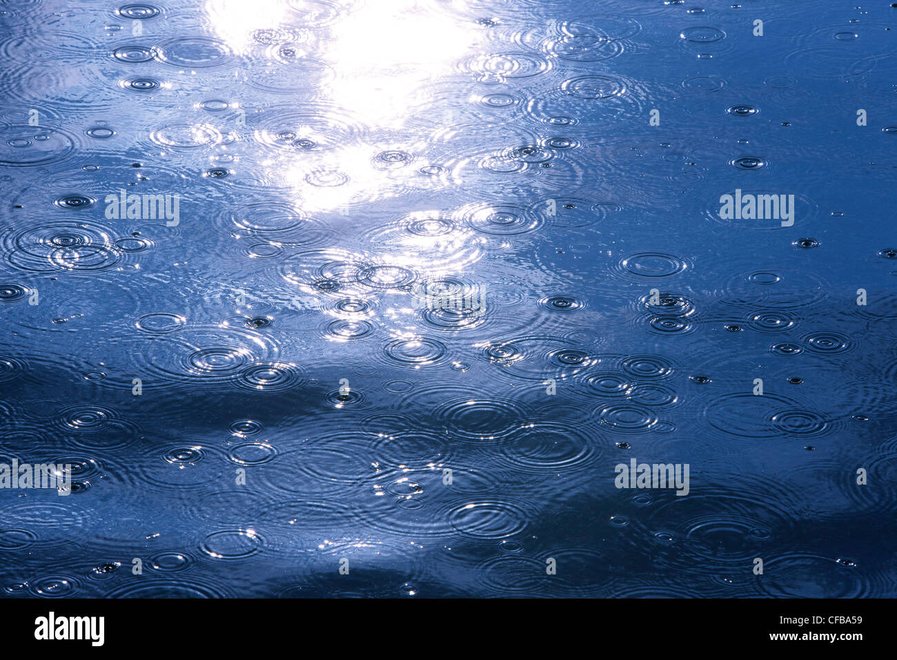 lake, waters, weather, raining, rain, drops, drips, wet Stock Photo - Alamy