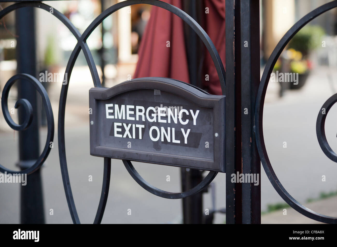 Emergency Exit Only Stock Photos & Emergency Exit Only Stock Images - Alamy