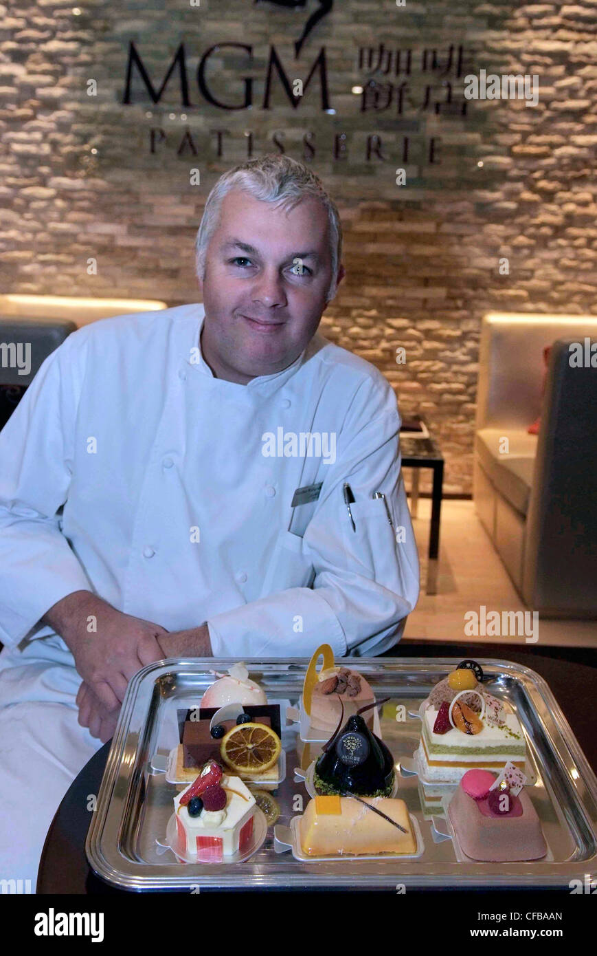 CHINA -MACAU SAR MGM Grand Hotel, pastry chef Stock Photo - Alamy