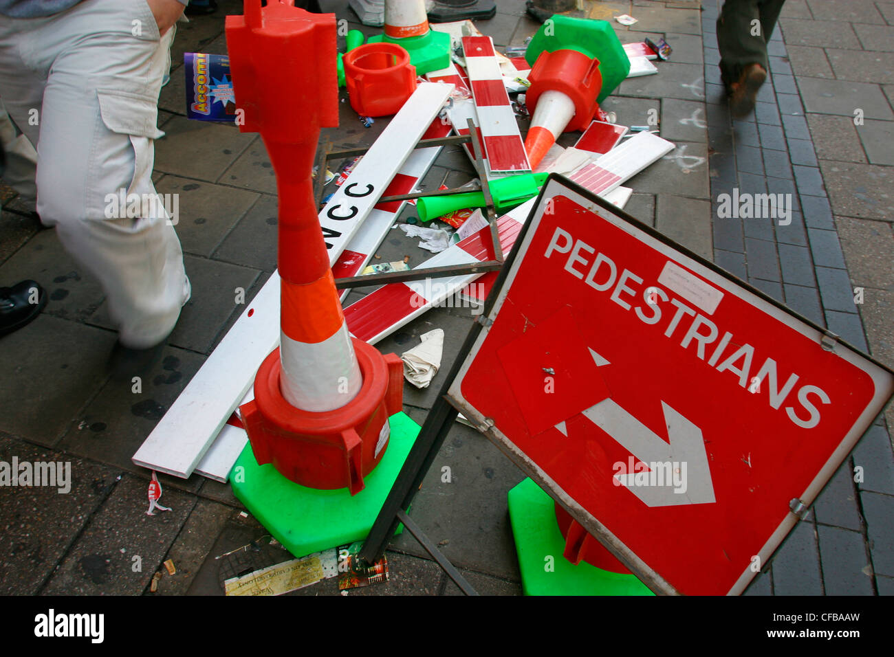 Pedestrian Barrier High Resolution Stock Photography and Images - Alamy