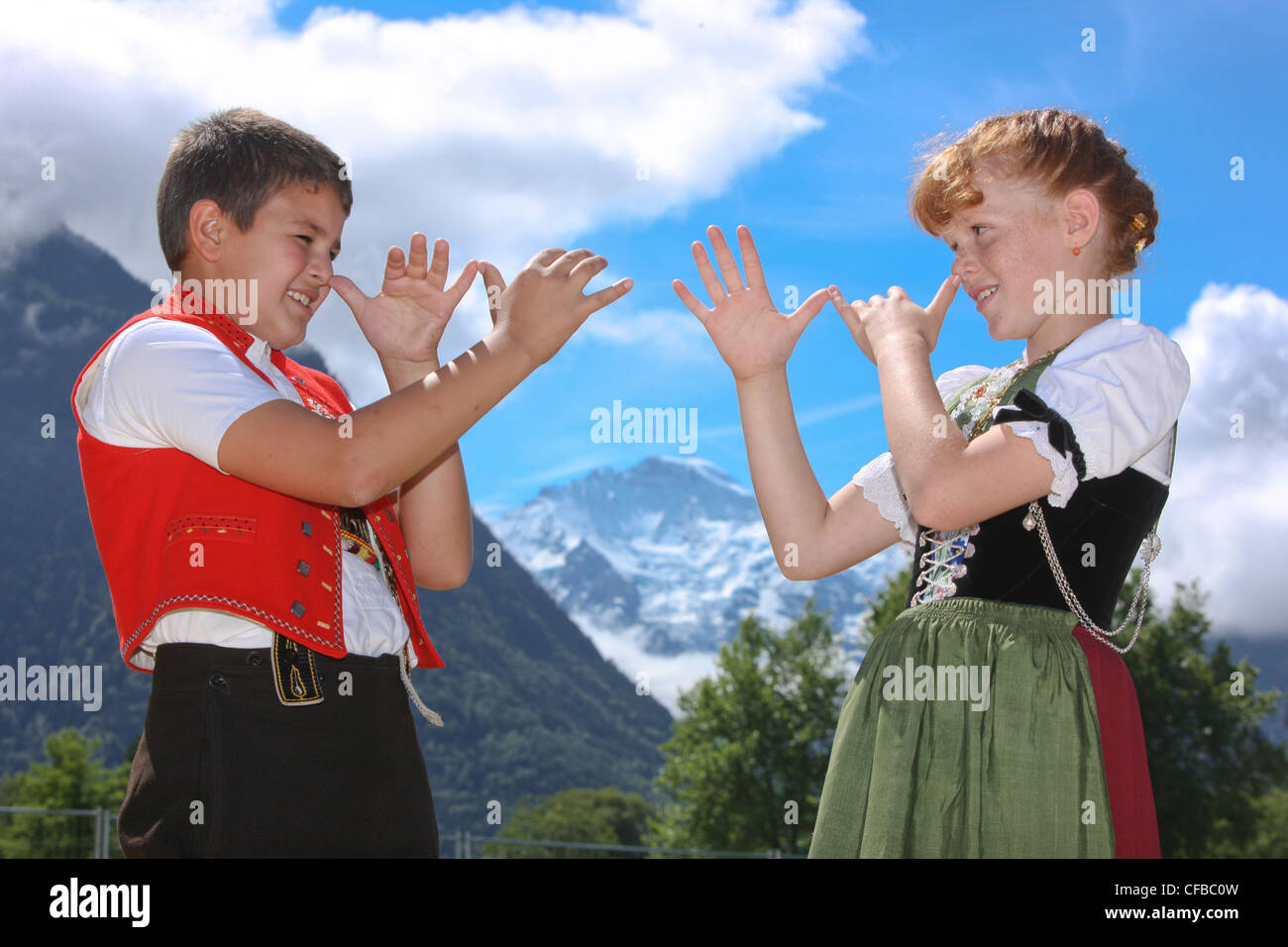 Canton Bern, Bernese Oberland, Switzerland, Europe, culture, tradition ...