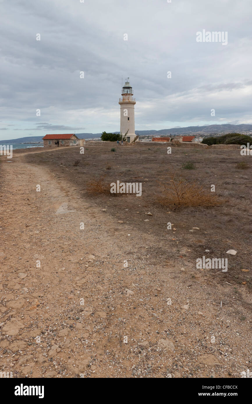 The lighthouse in Paphos, Cyprus Stock Photo - Alamy