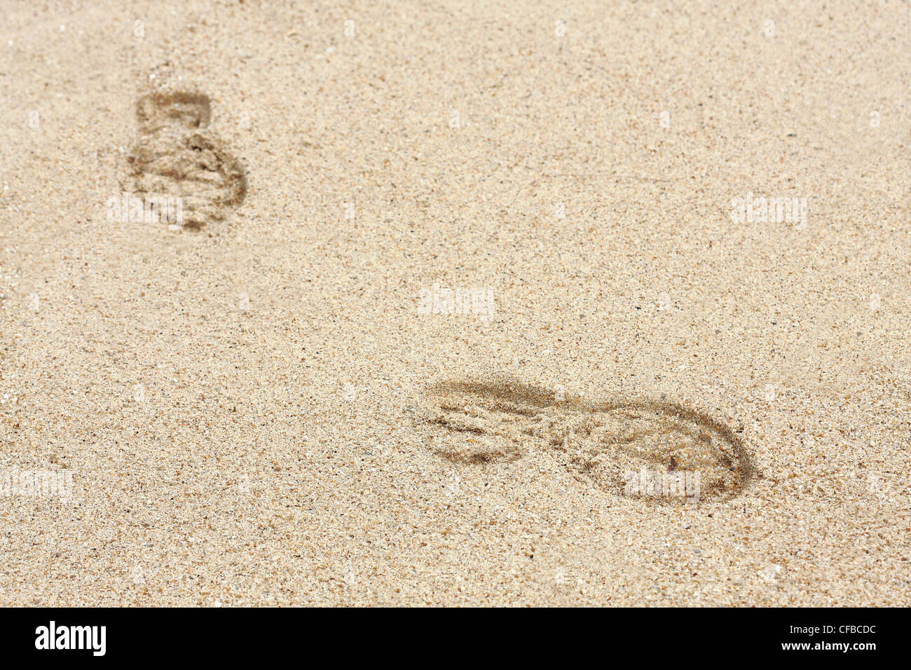 Foot footprint hi-res stock photography and images - Alamy