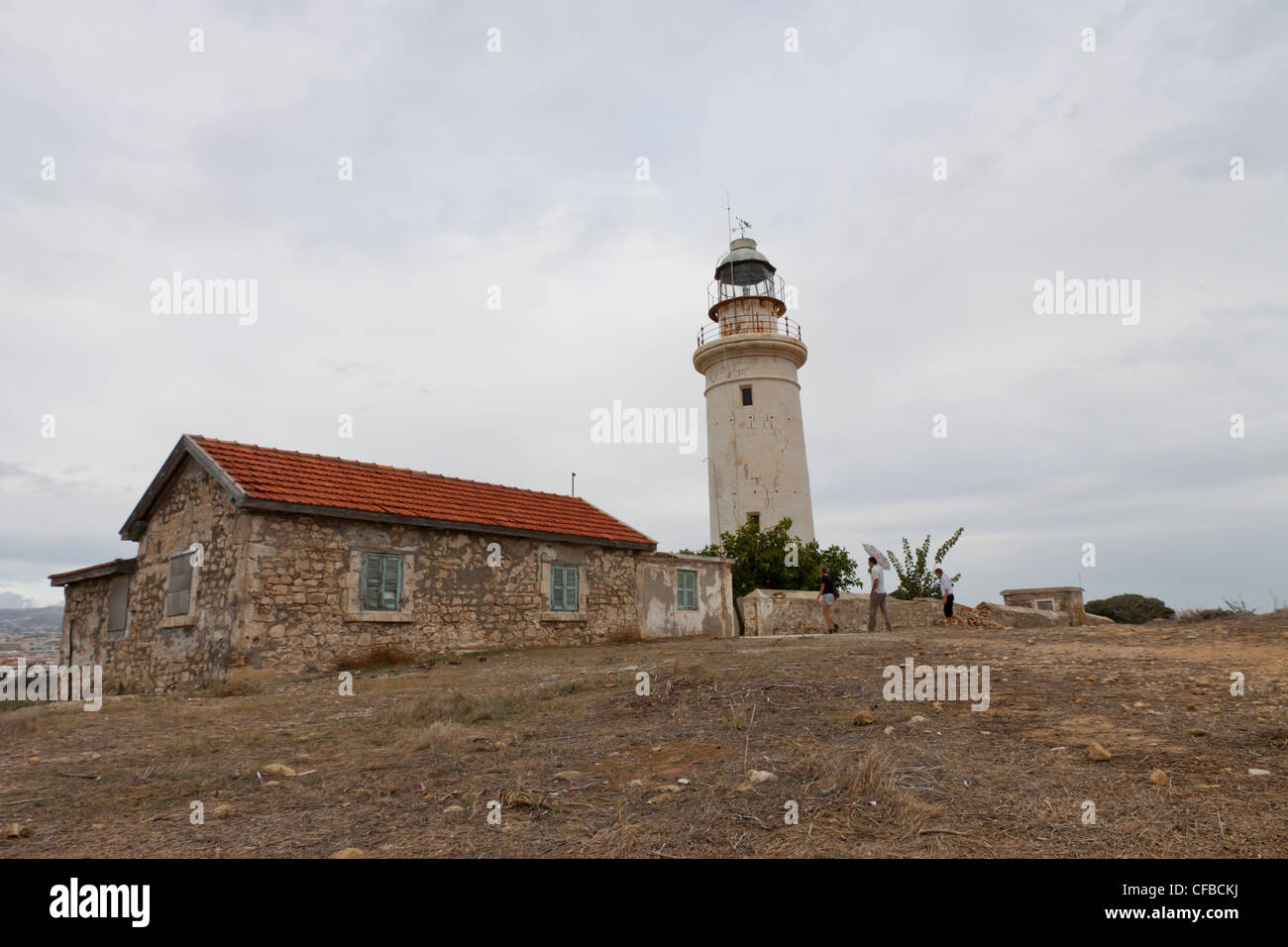 The lighthouse in Paphos, Cyprus Stock Photo - Alamy