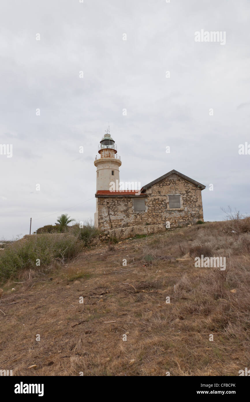 The lighthouse in Paphos, Cyprus Stock Photo - Alamy