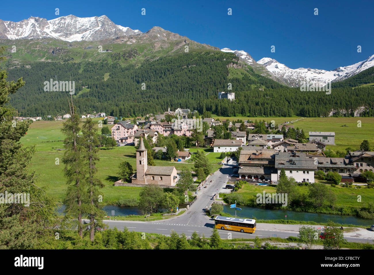 Canton, Graubünden, Grisons, Switzerland, Europe, Engadin, Engadine ...