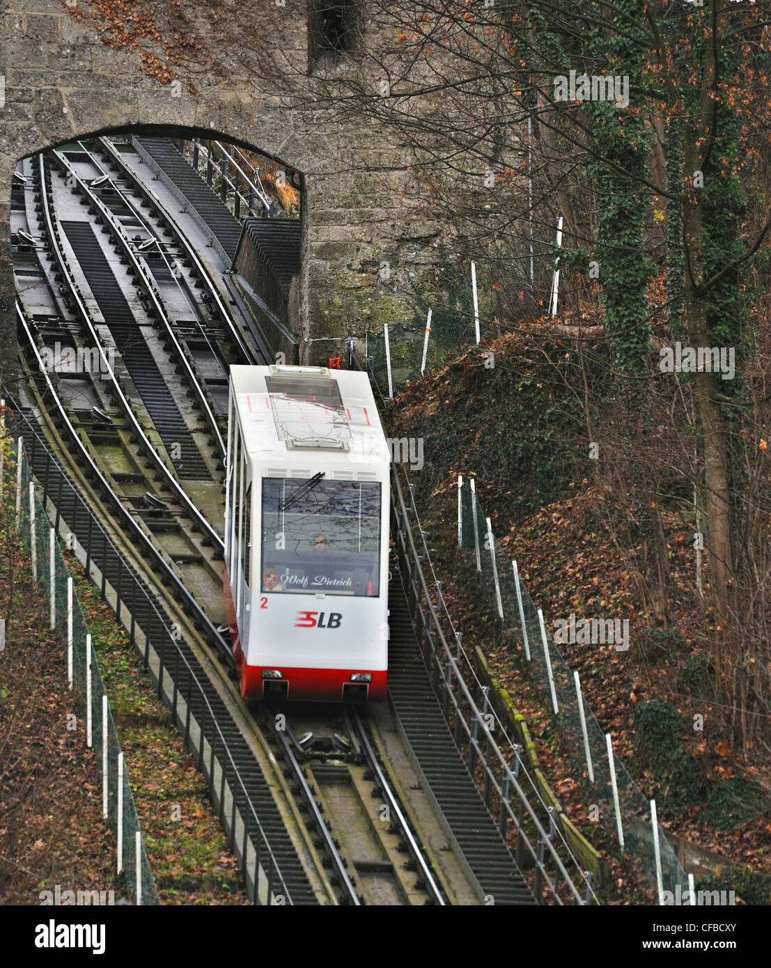 Festung hohensalzburg funicular hi-res stock photography and images - Alamy
