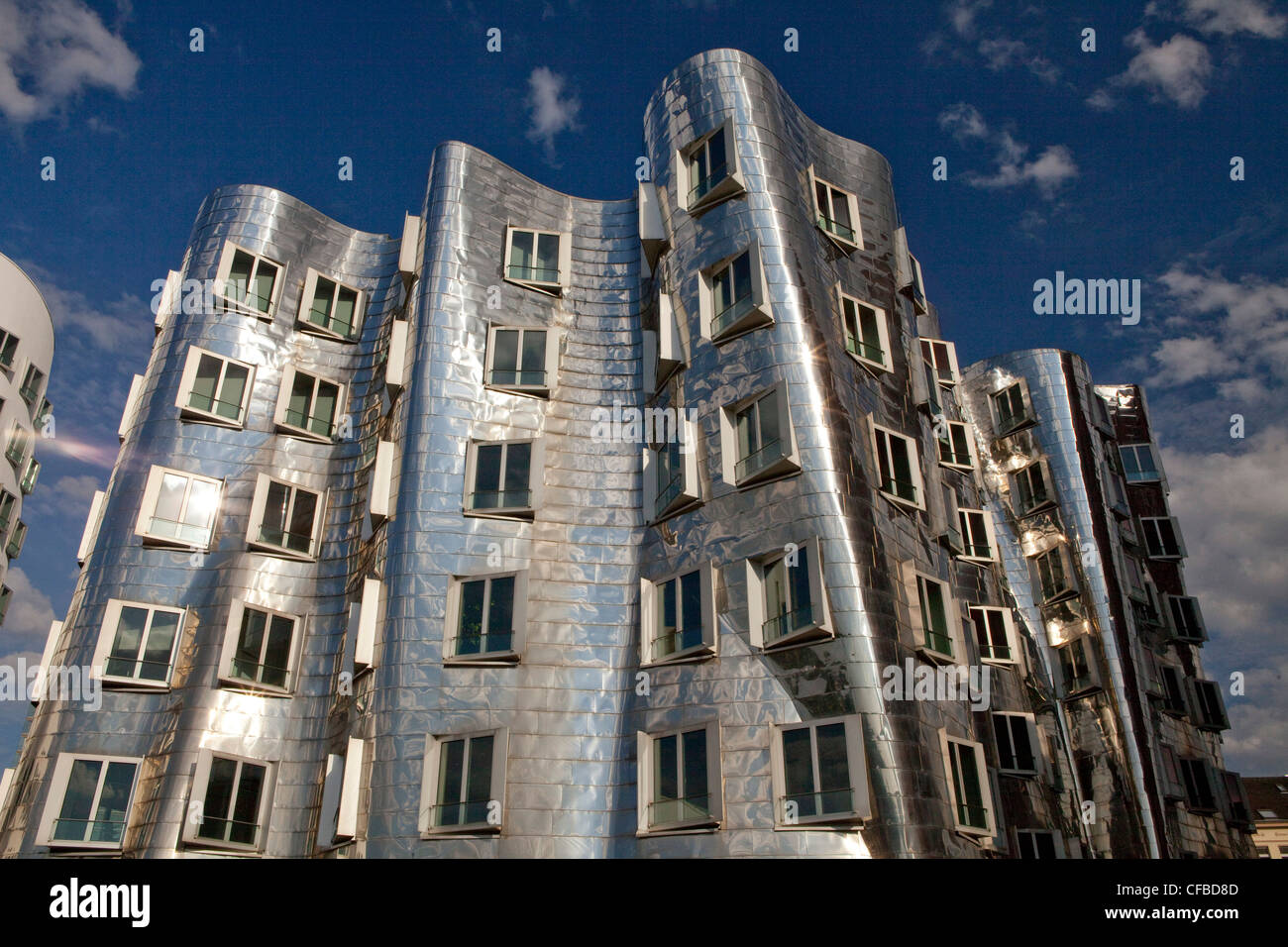 Town, City, Germany, river, flow, water, building, construction ...