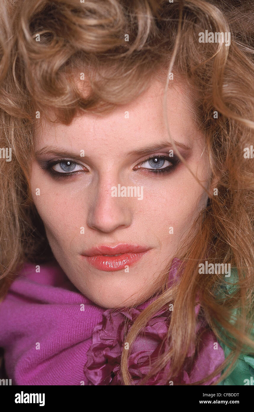 Backstage London Ready to Wear Boyd Autumn Winter Model long curly fair ...