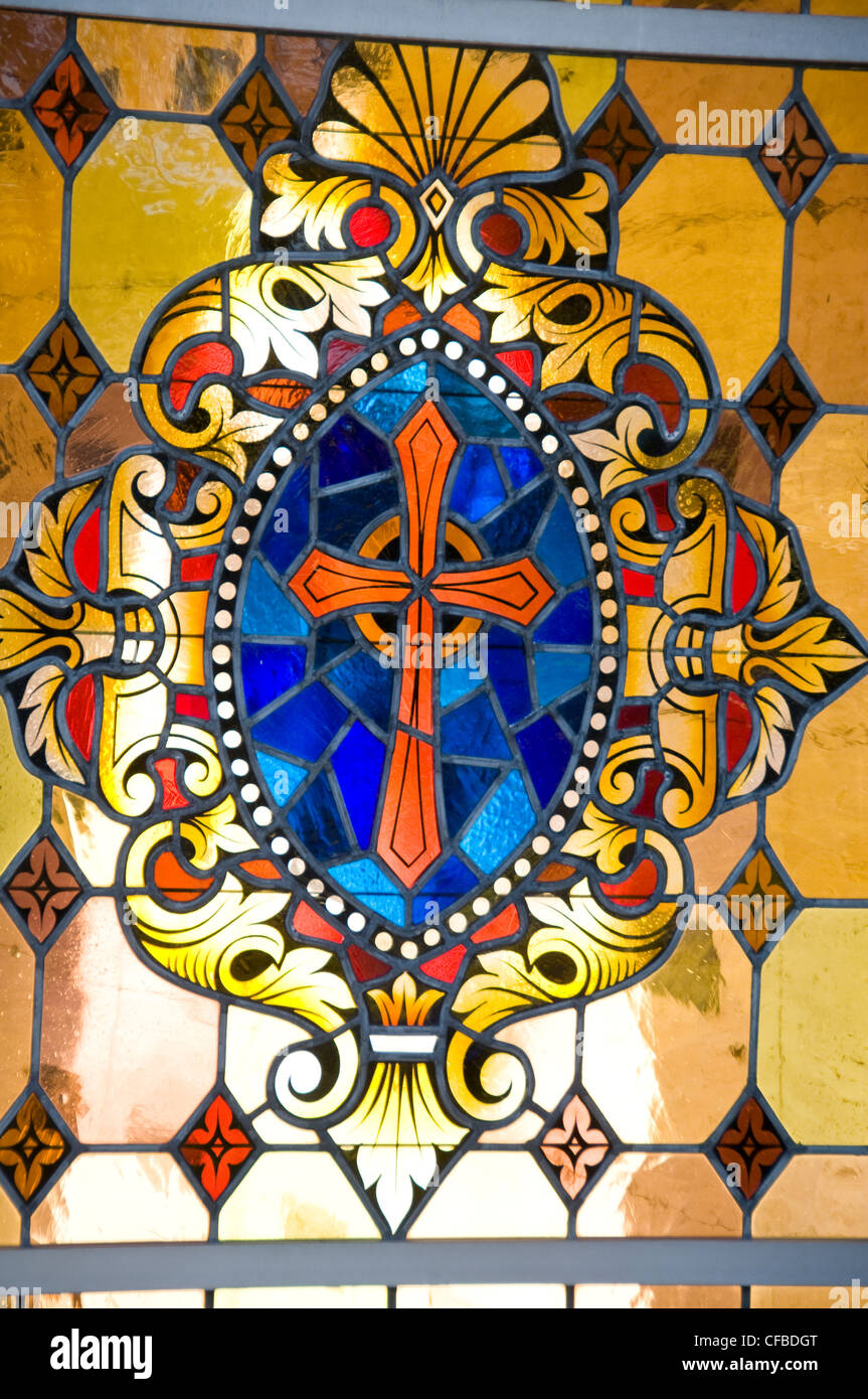 detail stained glass window Stock Photo - Alamy