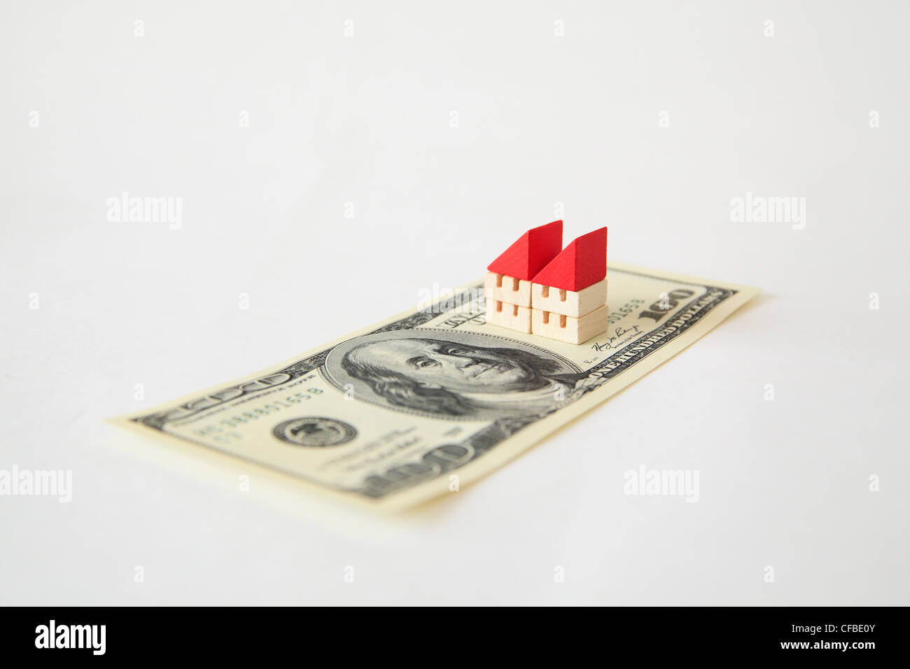 House on the money Stock Photo - Alamy