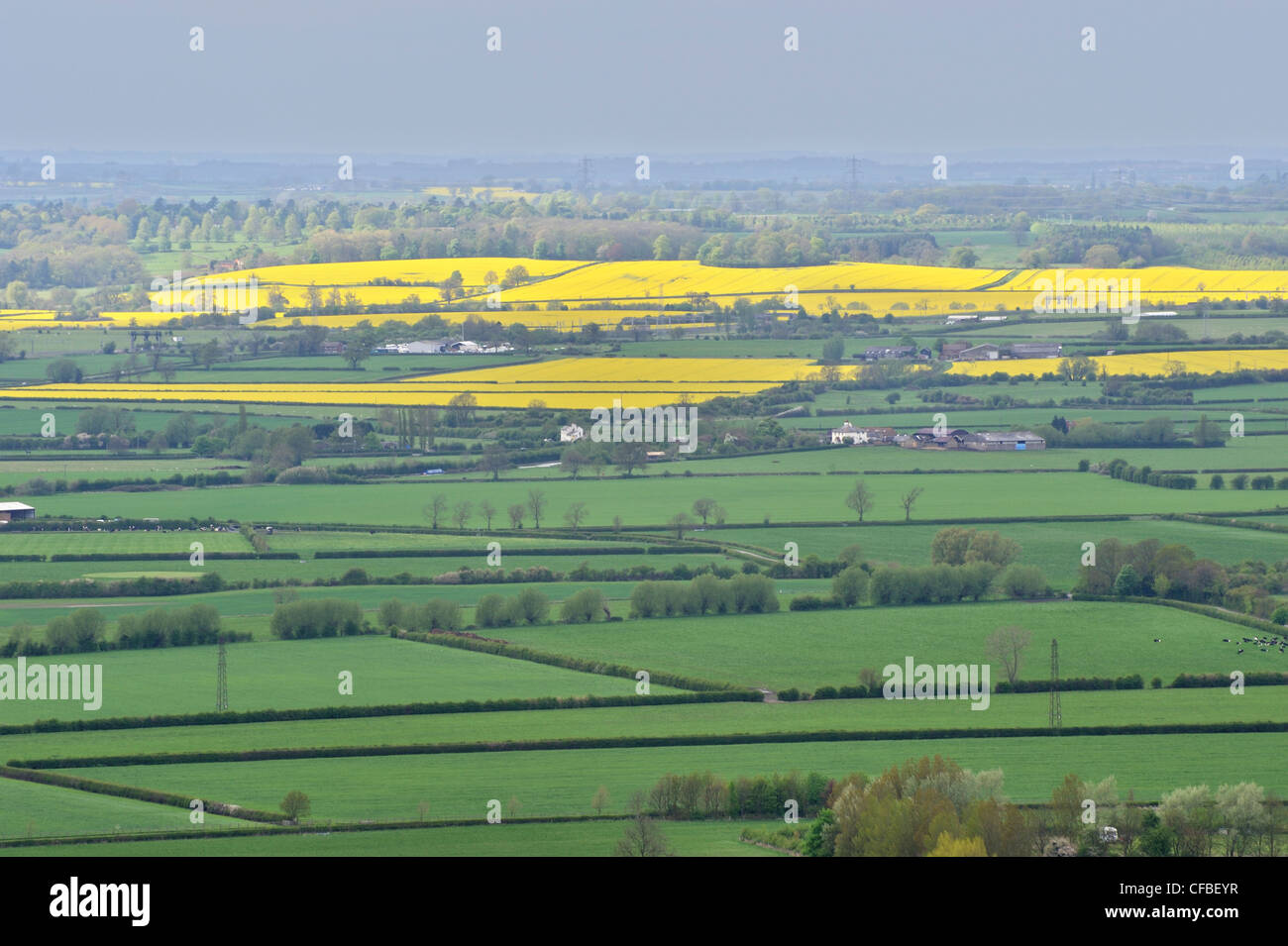 Aerial Views Of Uk Fields Stock Photos & Aerial Views Of Uk Fields ...