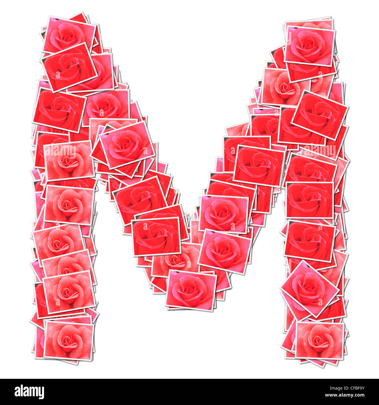 Alphabet with rose hi-res stock photography and images - Alamy