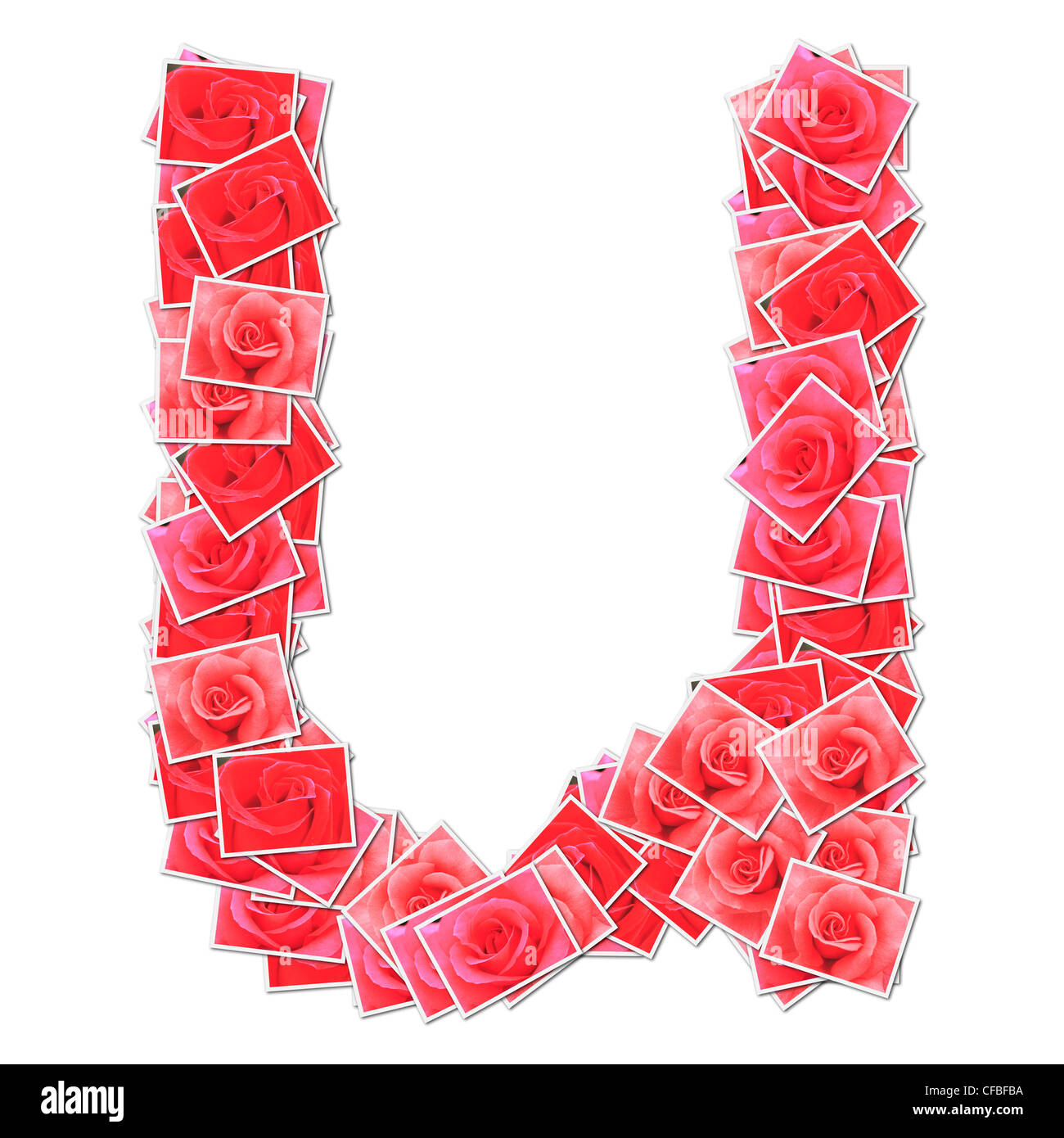 Alphabet with rose hi-res stock photography and images - Alamy