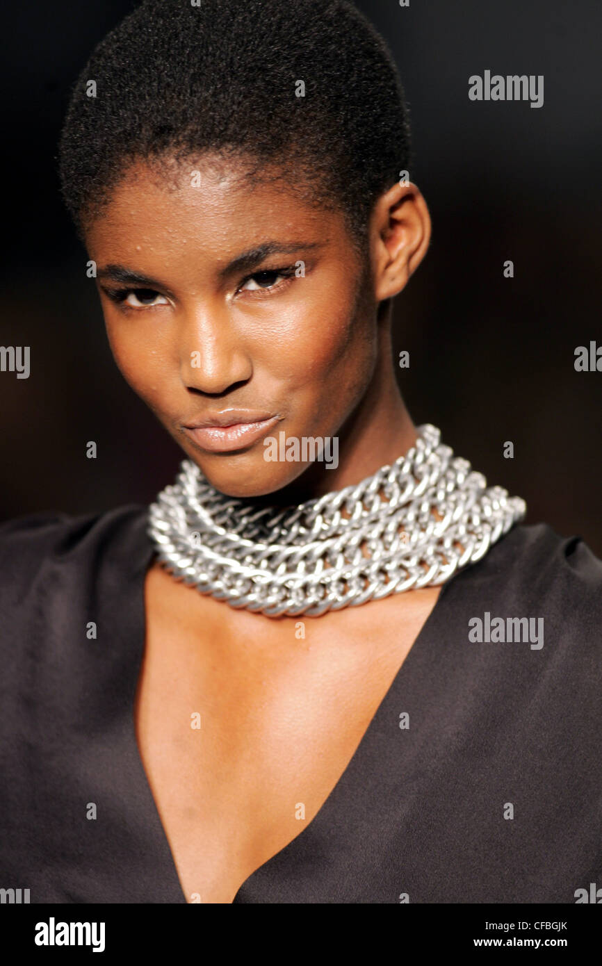 Gharani Strock London Ready to Wear S S Female wearing three layers of ...