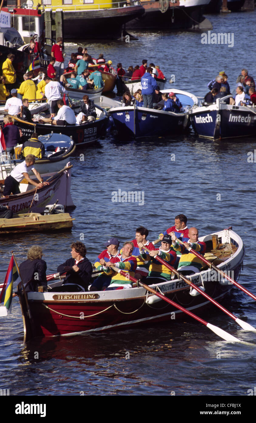 Rowing festival in Amsterdam harbor, The Netherlands Stock Photo - Alamy