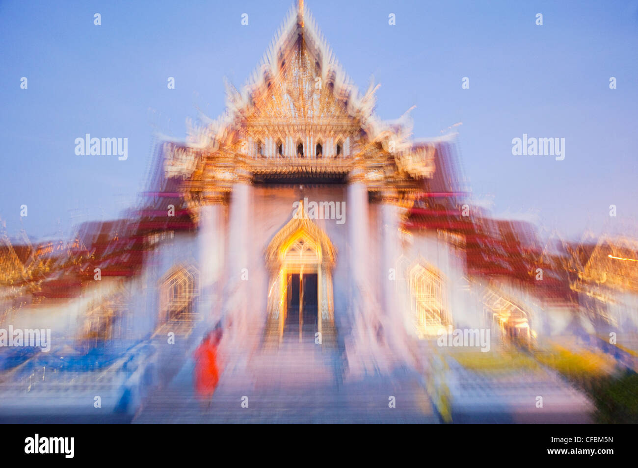 Thailand, Bangkok, Wat Benchamabophit aka Marble Temple Stock Photo - Alamy