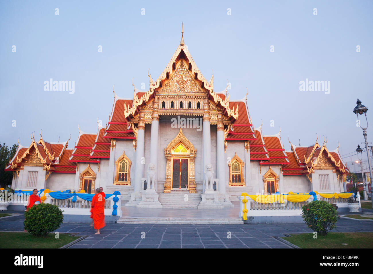 Thailand, Bangkok, Wat Benchamabophit aka Marble Temple Stock Photo - Alamy