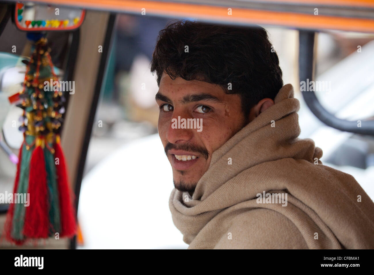 Rickshaw driver, Rawalpindi, Pakistan Stock Photo - Alamy
