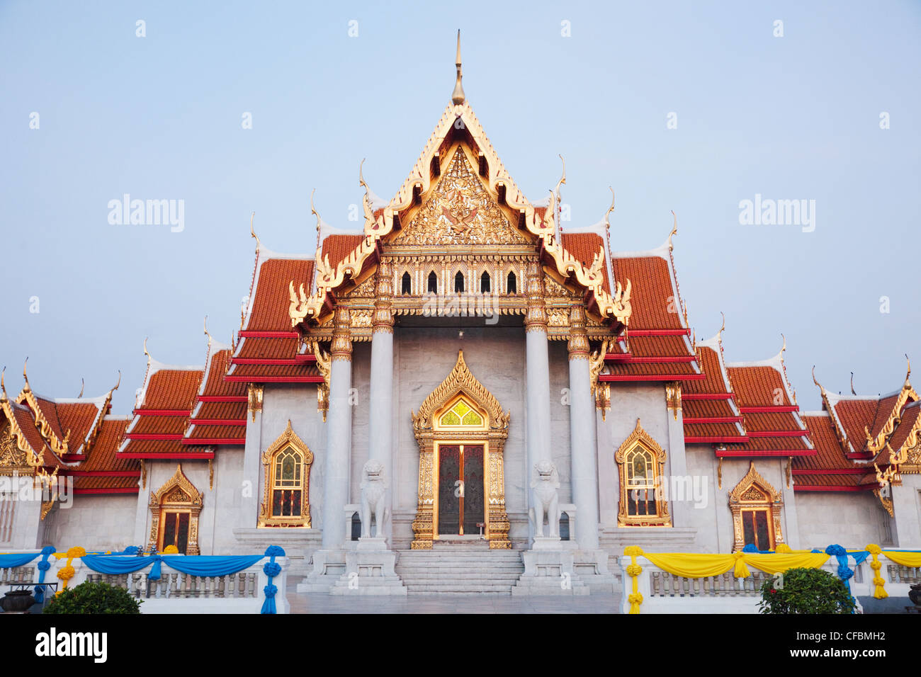Thailand, Bangkok, Wat Benchamabophit aka Marble Temple Stock Photo - Alamy
