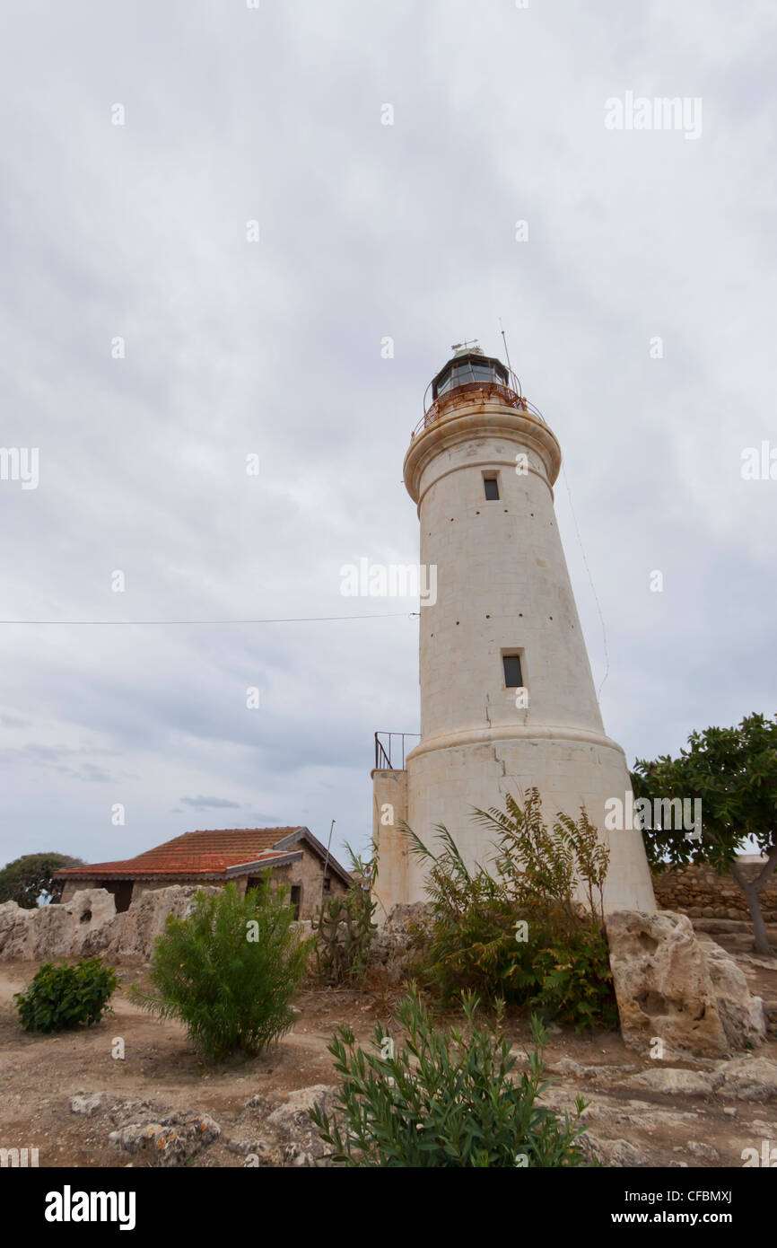 The lighthouse in Paphos, Cyprus Stock Photo - Alamy