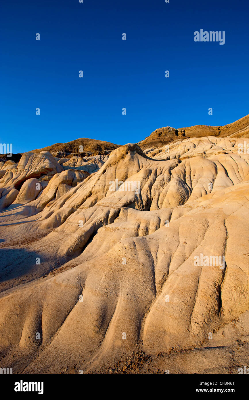 Hoodoo formation in The Badlands, Drumheller, Alberta, Canada Stock ...