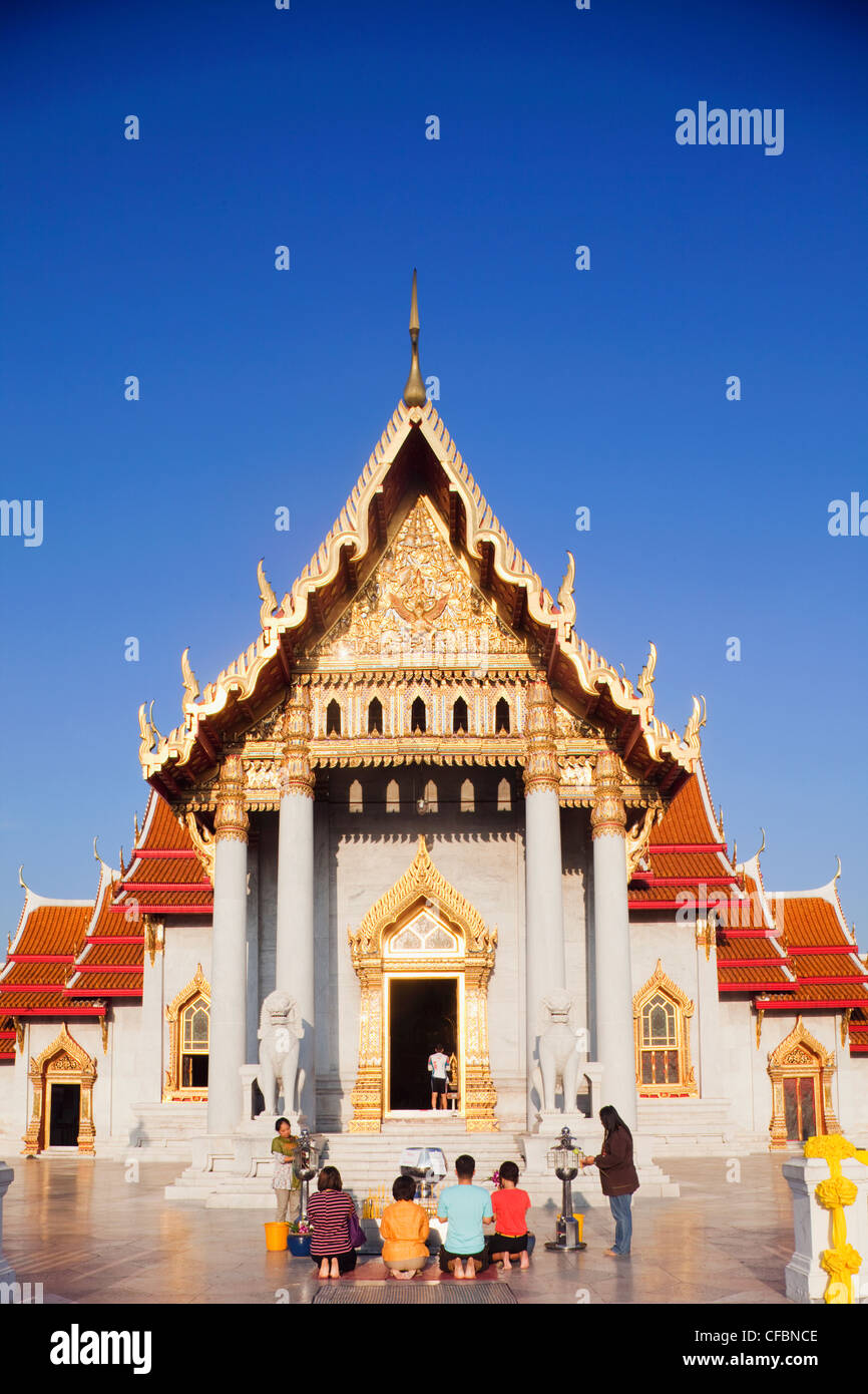 Thailand, Bangkok, Wat Benchamabophit aka Marble Temple Stock Photo - Alamy