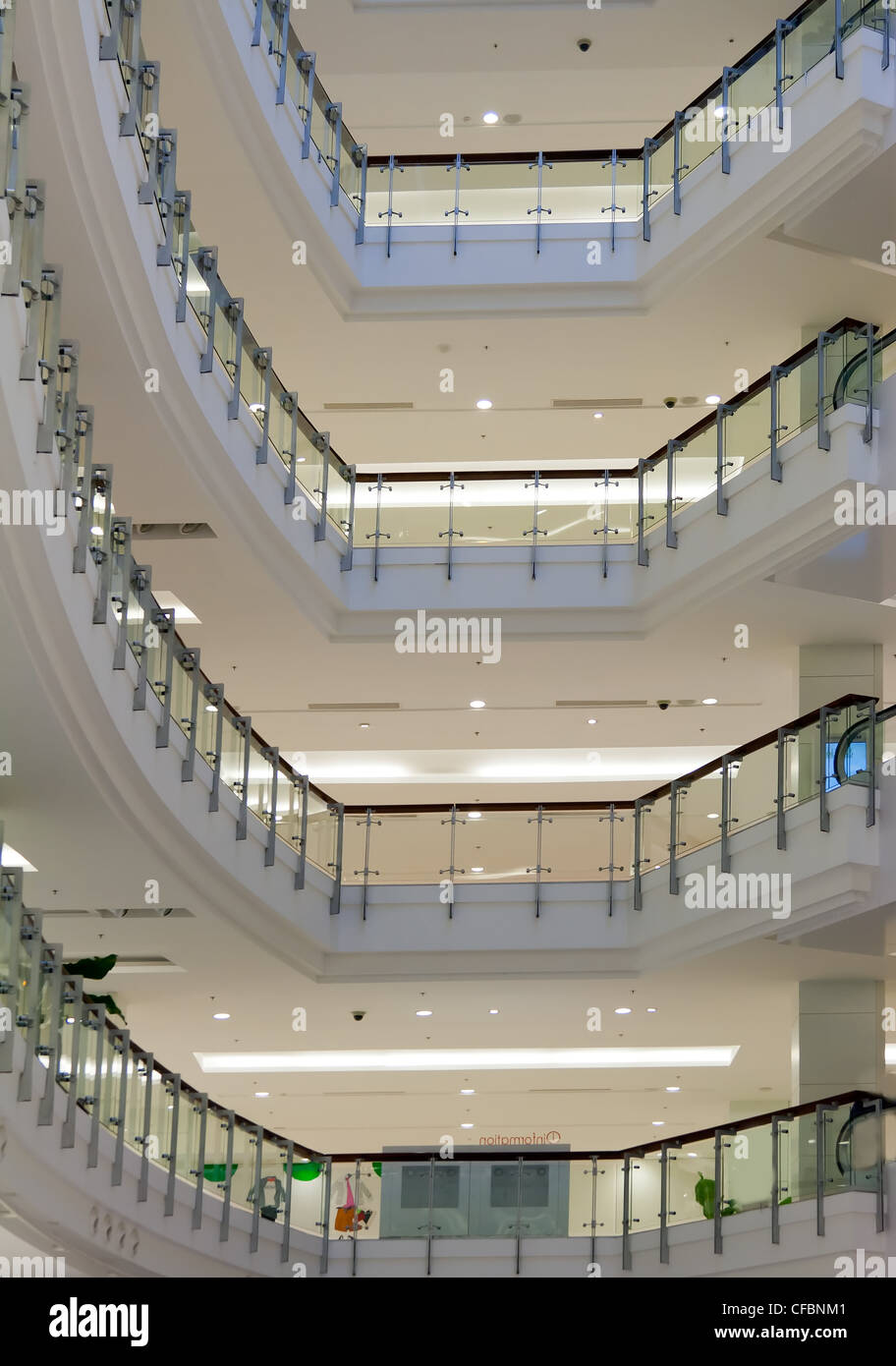 multi-storey shop interior with balcony Stock Photo - Alamy