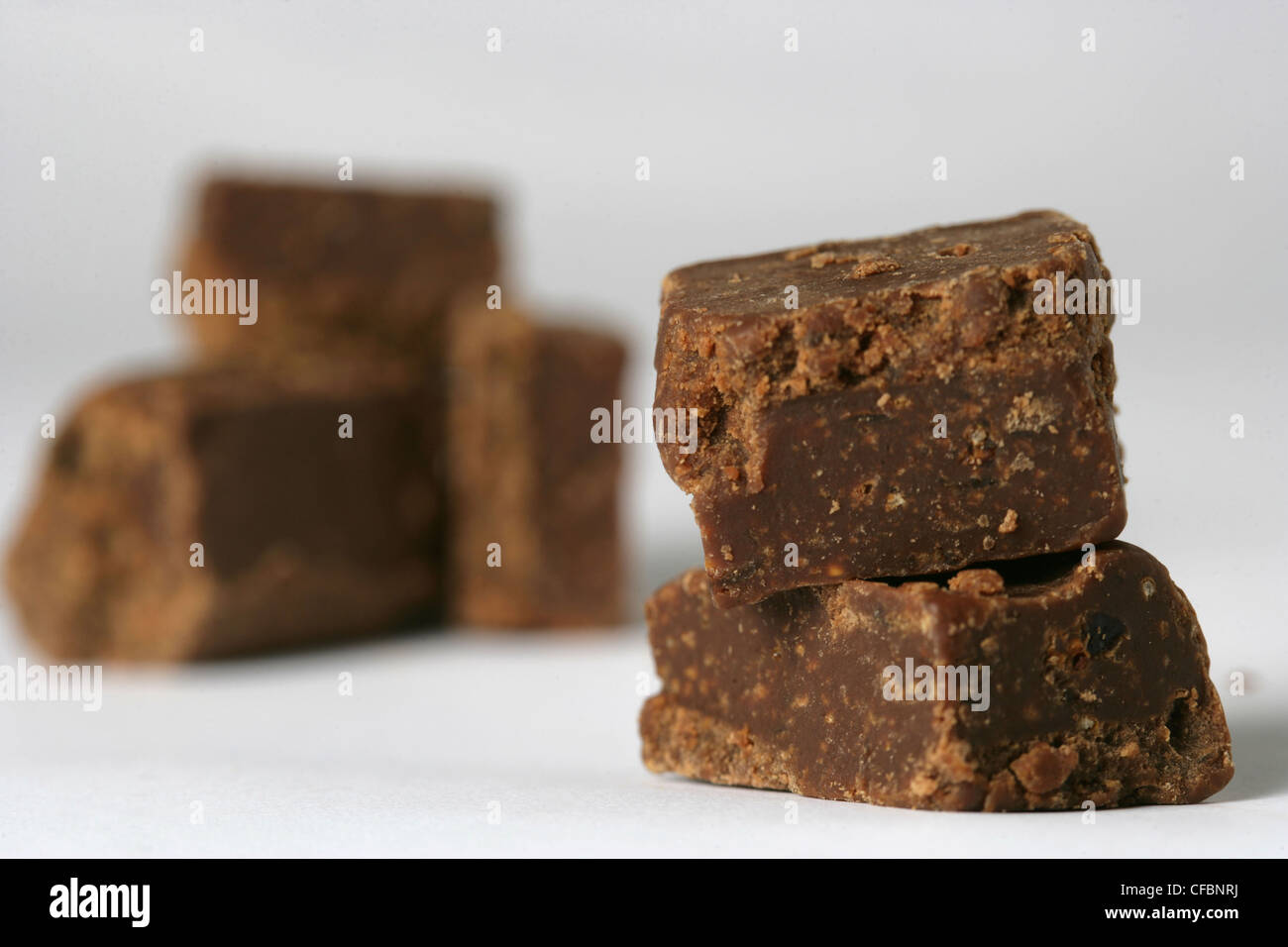 Chunks of fudge hi-res stock photography and images - Alamy