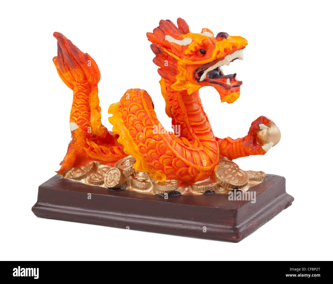 Yellow dragon symbol on Cut Out Stock Images & Pictures - Alamy