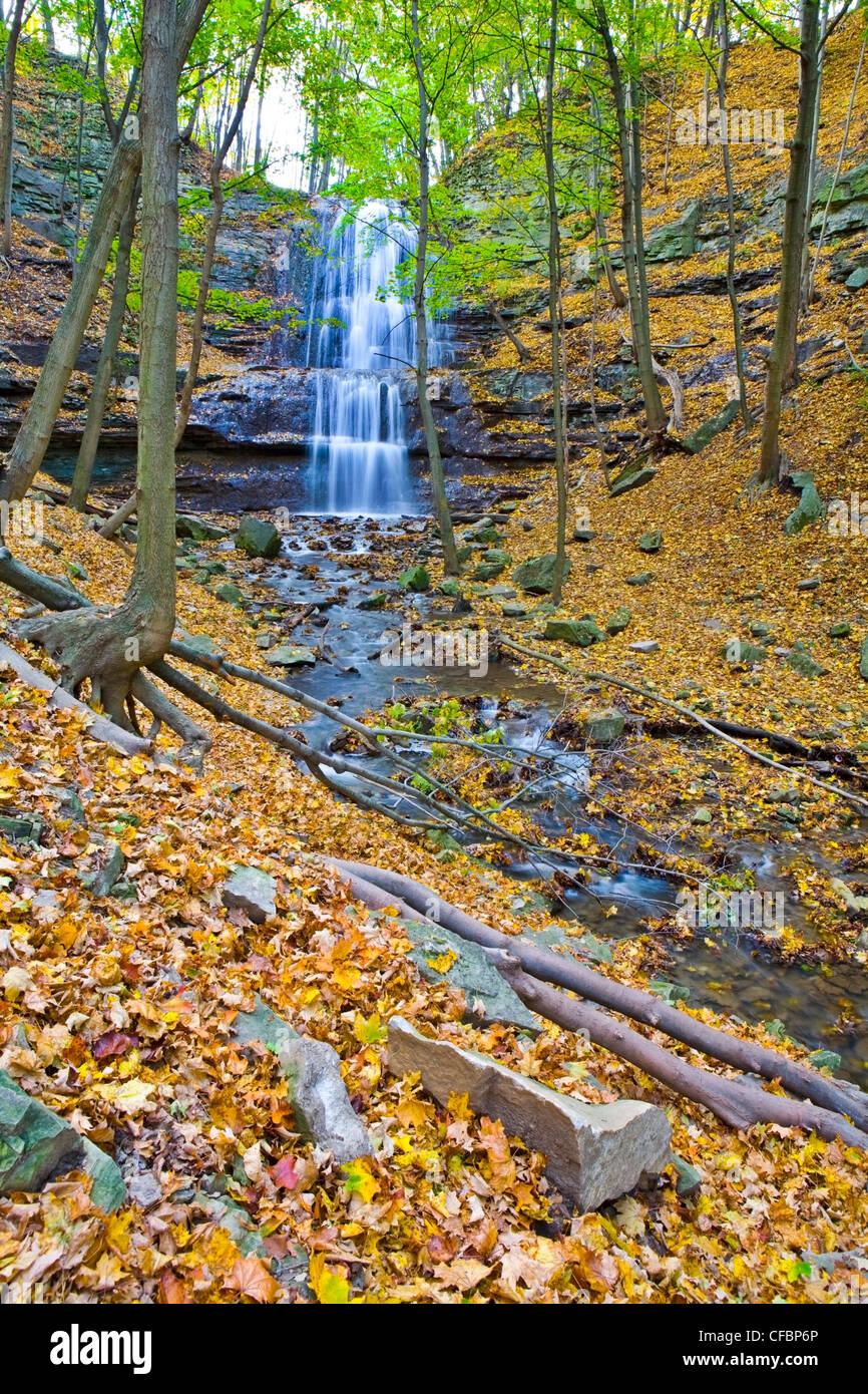Sherman Falls, Bruce Trail, Niagara Escarpment, Hamilton, Ontario ...