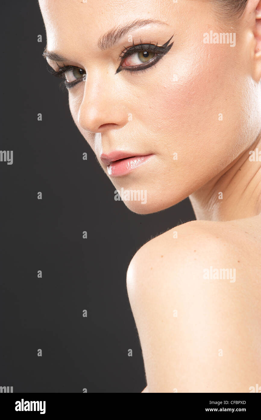Woman, cover, covergirl, beauty Stock Photo - Alamy