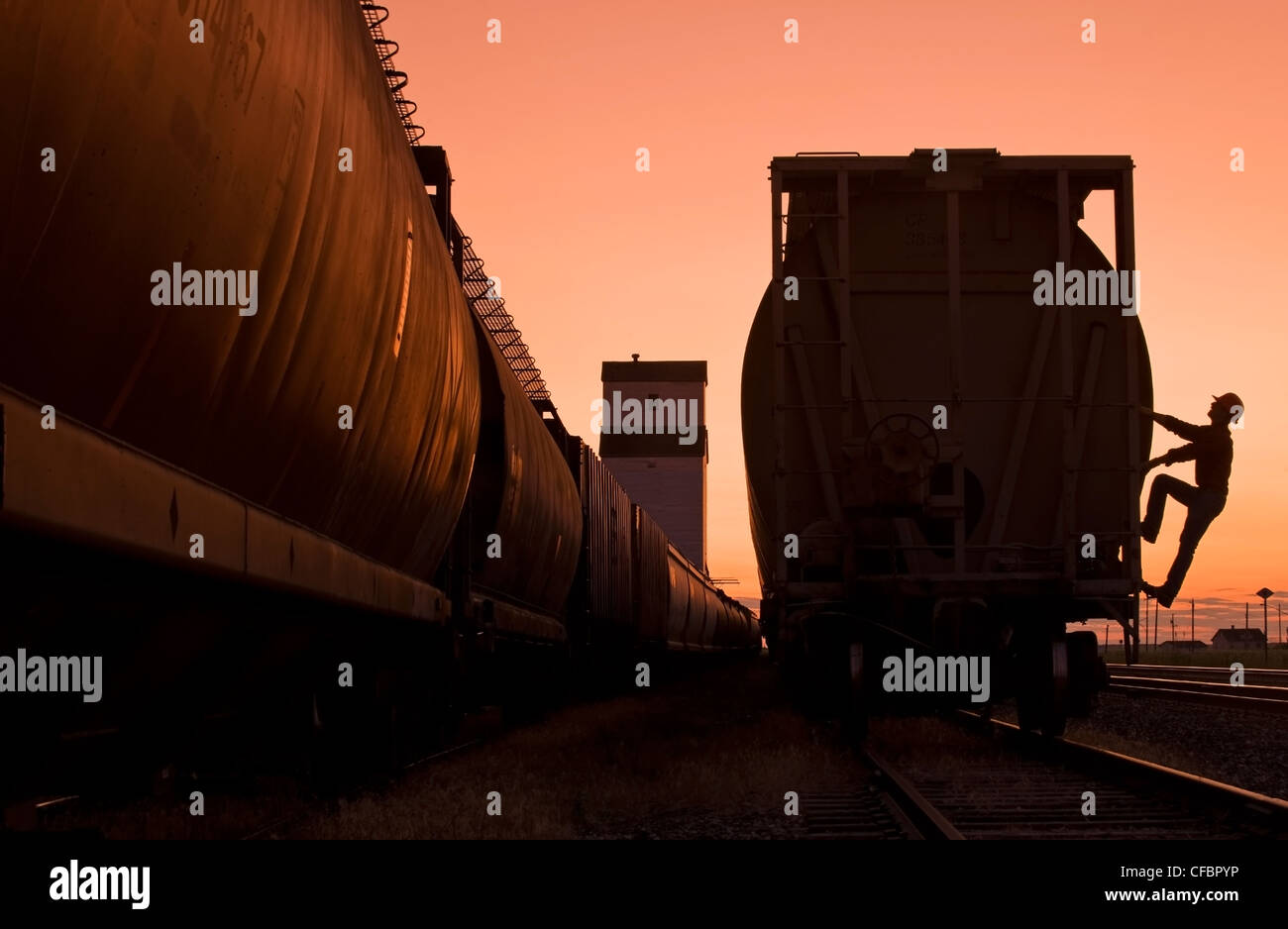 Hopper railway car hi-res stock photography and images - Alamy