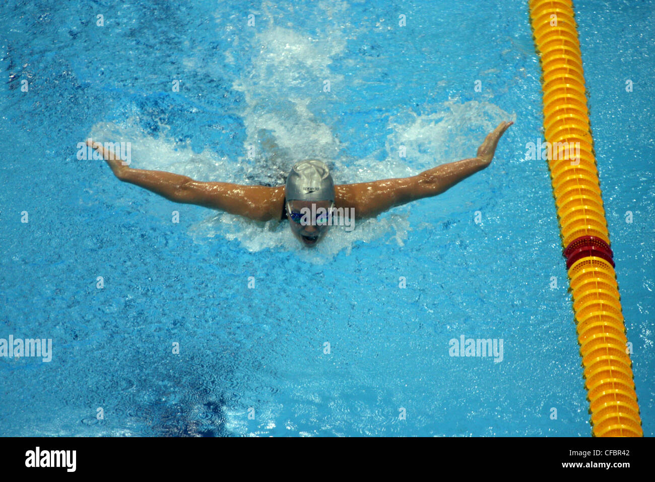 Ellen Gandy in the Womens Open 200m Butterfly - Semi Final at the 2012 ...