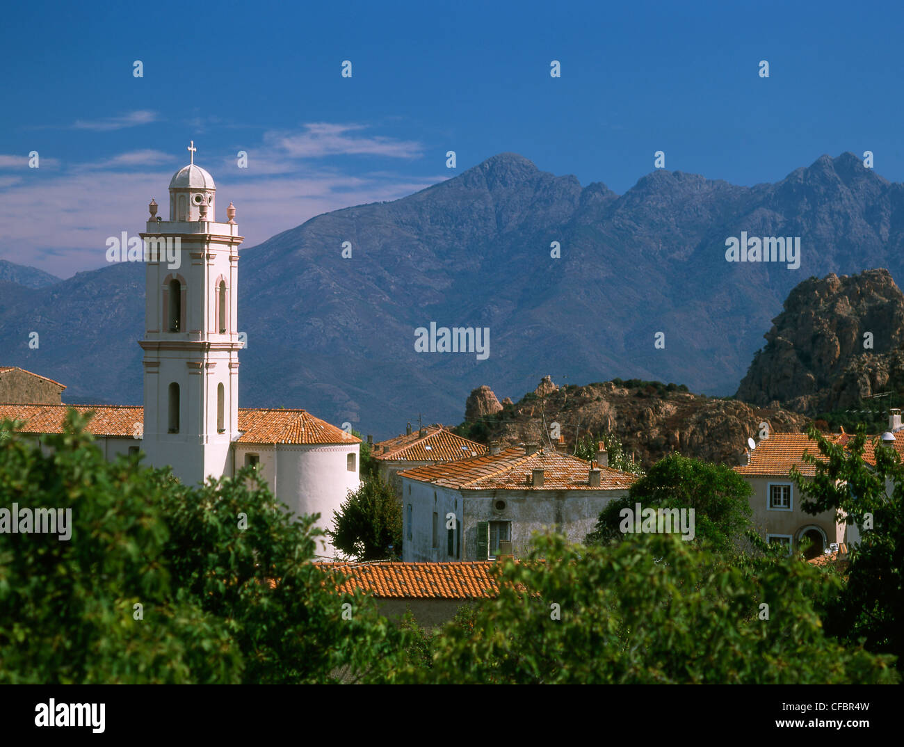France Corsica Piana village Stock Photo - Alamy