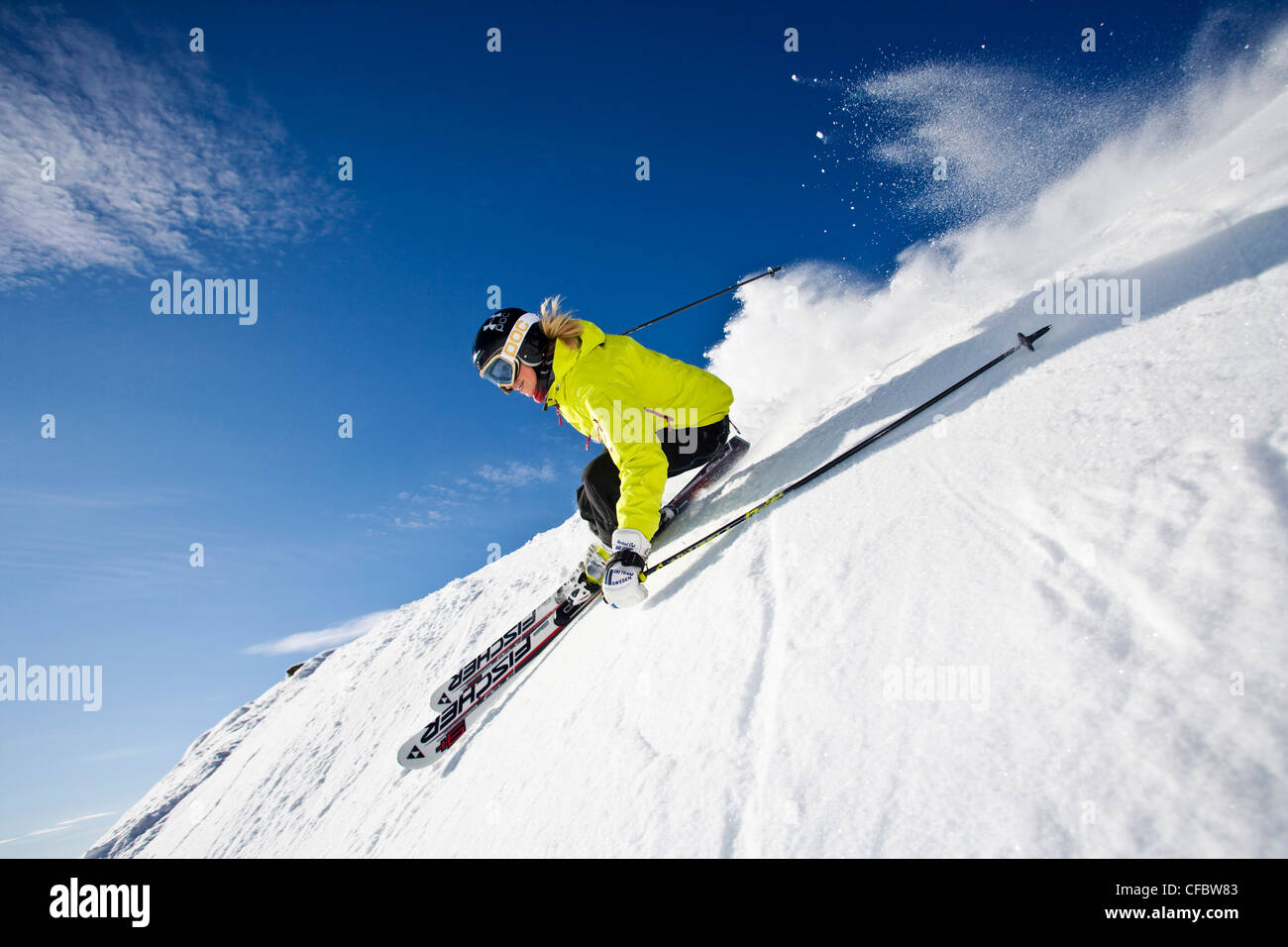 Woman, ski, woman, Carving, skiing, winter sports, ski, fun, joke ...