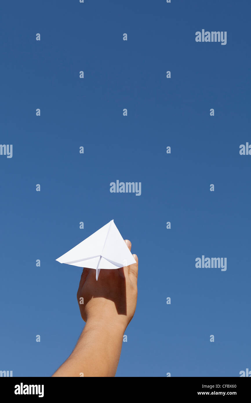 Paper airplane hi-res stock photography and images - Alamy