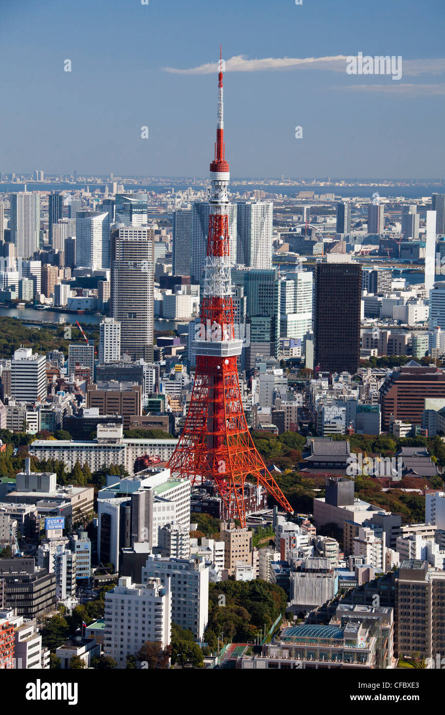 Japan, Asia, Tokyo, city, Tokyo Skyline, Tokyo Tower, architecture, big ...